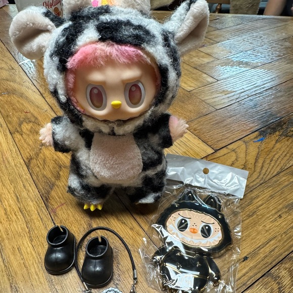 Toys | Labubu Not Includedcow Costume With Accessories | Poshmark